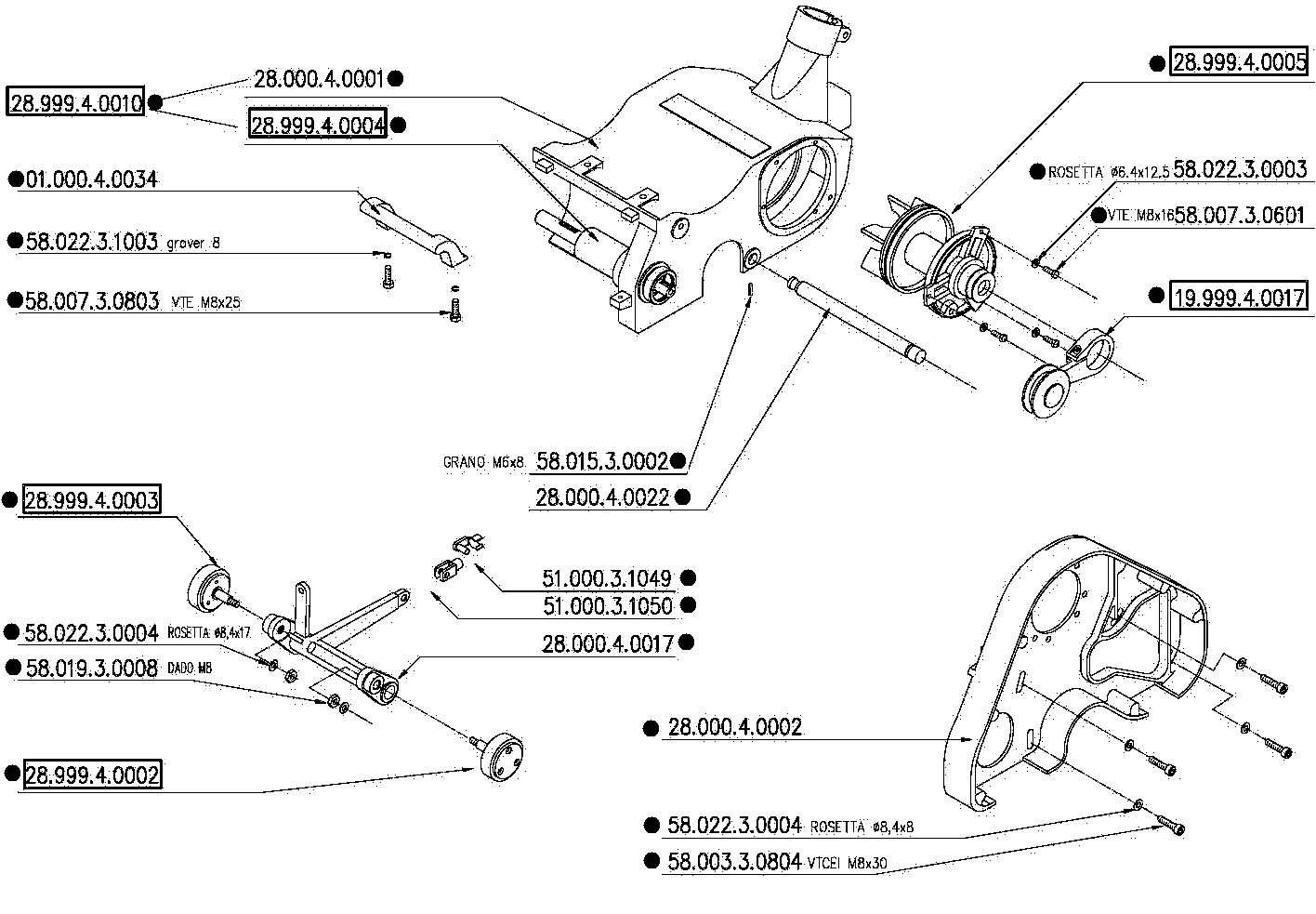 Hans Sauer GmbH - Ersatzteile Künzle & Tasin Libra - Parkettschleifmaschine