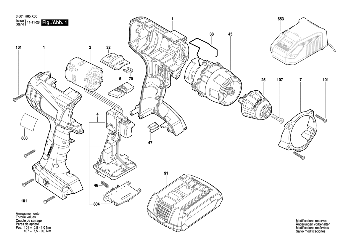 Hans Sauer GmbH - Ersatzteile Bosch BS 14-A POWER Akku-Bohrschrauber