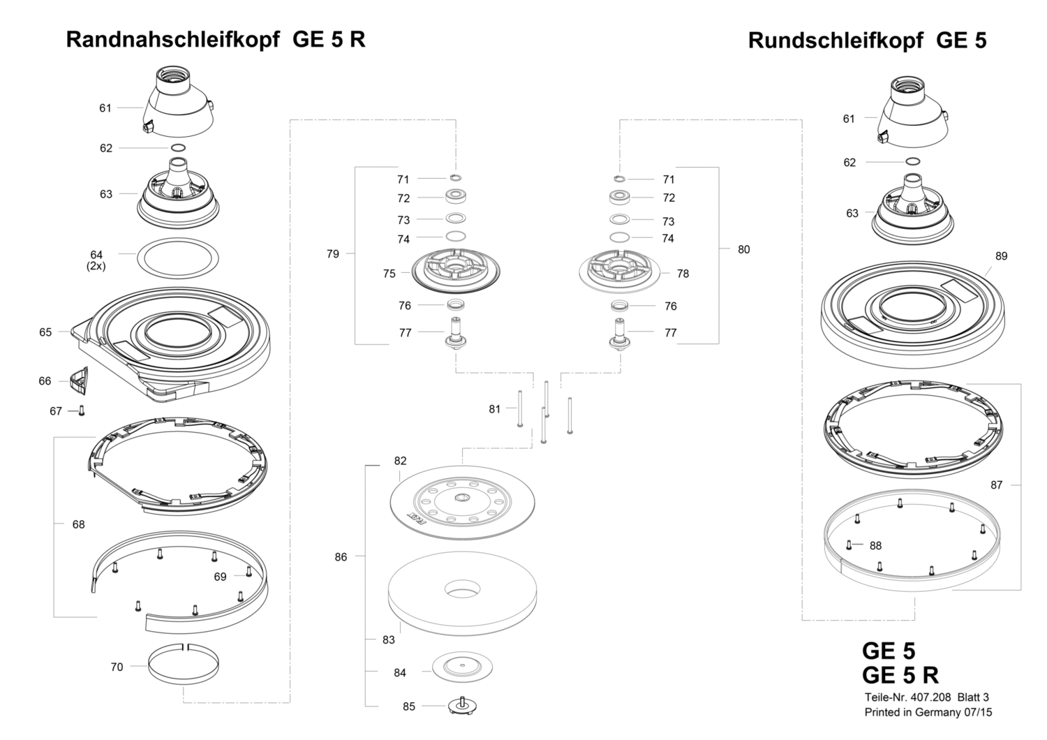 Hans Sauer GmbH - Ersatzteile Flex GE 5 SH Kit - Wand- und ...