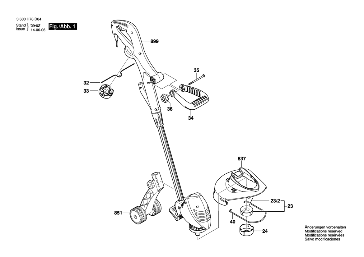 Hans Sauer GmbH - Ersatzteile Bosch ART 30 COMBITRIM Rasentrimmer