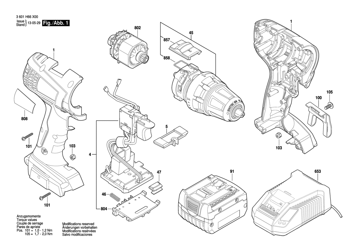 Hans Sauer GmbH - Ersatzteile Bosch BS 14-A COMPACT Akku-Bohrschrauber