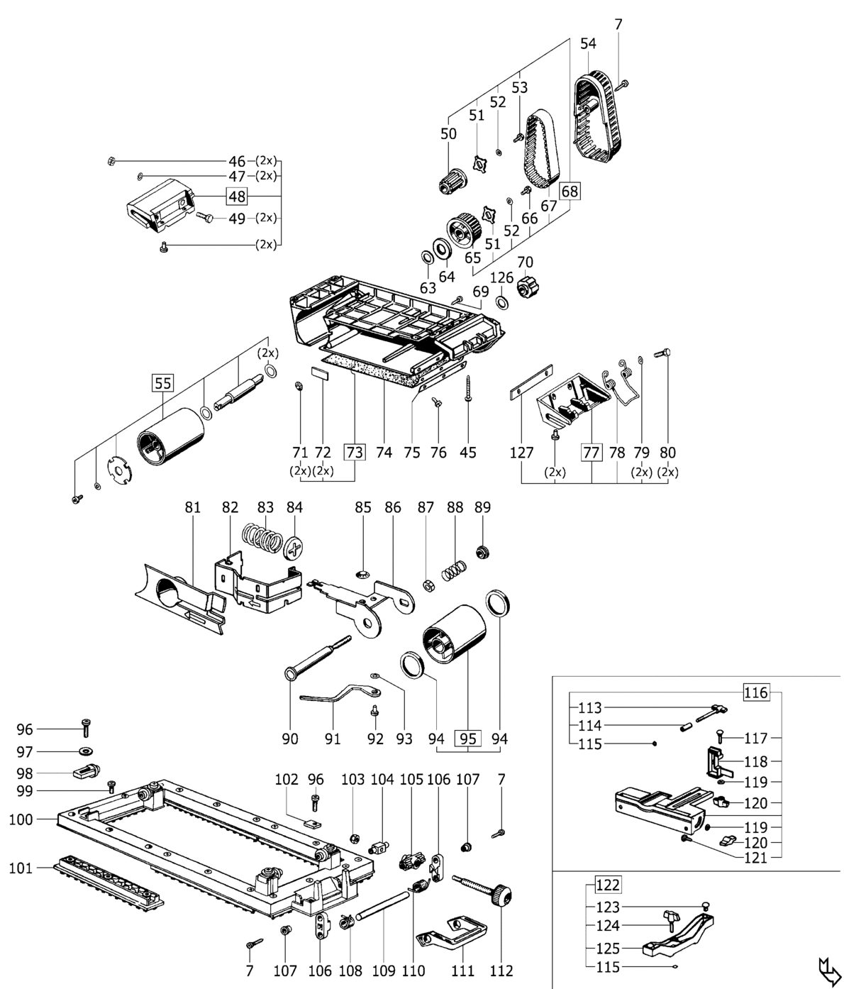 Hans Sauer GmbH - Ersatzteile Festool (und ehem. Protool) BS 105 E ...