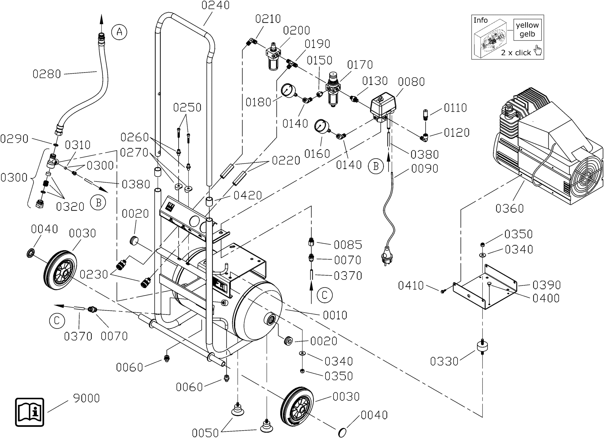 Hans Sauer GmbH - Ersatzteile Schneider Airsystems (Druckluft) CPM 300-10-20 W Compakt-Kompressoren