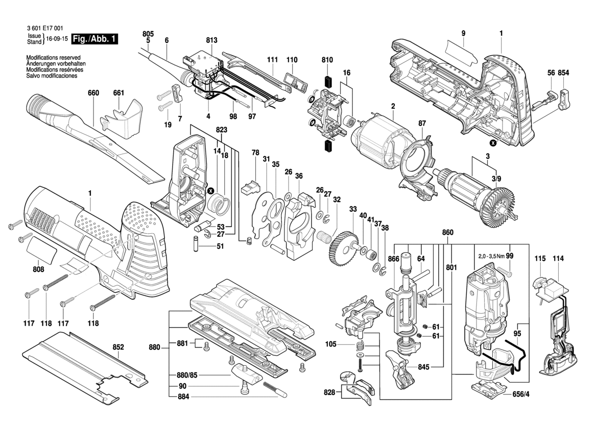 Hans Sauer GmbH - Ersatzteile Bosch GST 160 CE Pendelstichsäge
