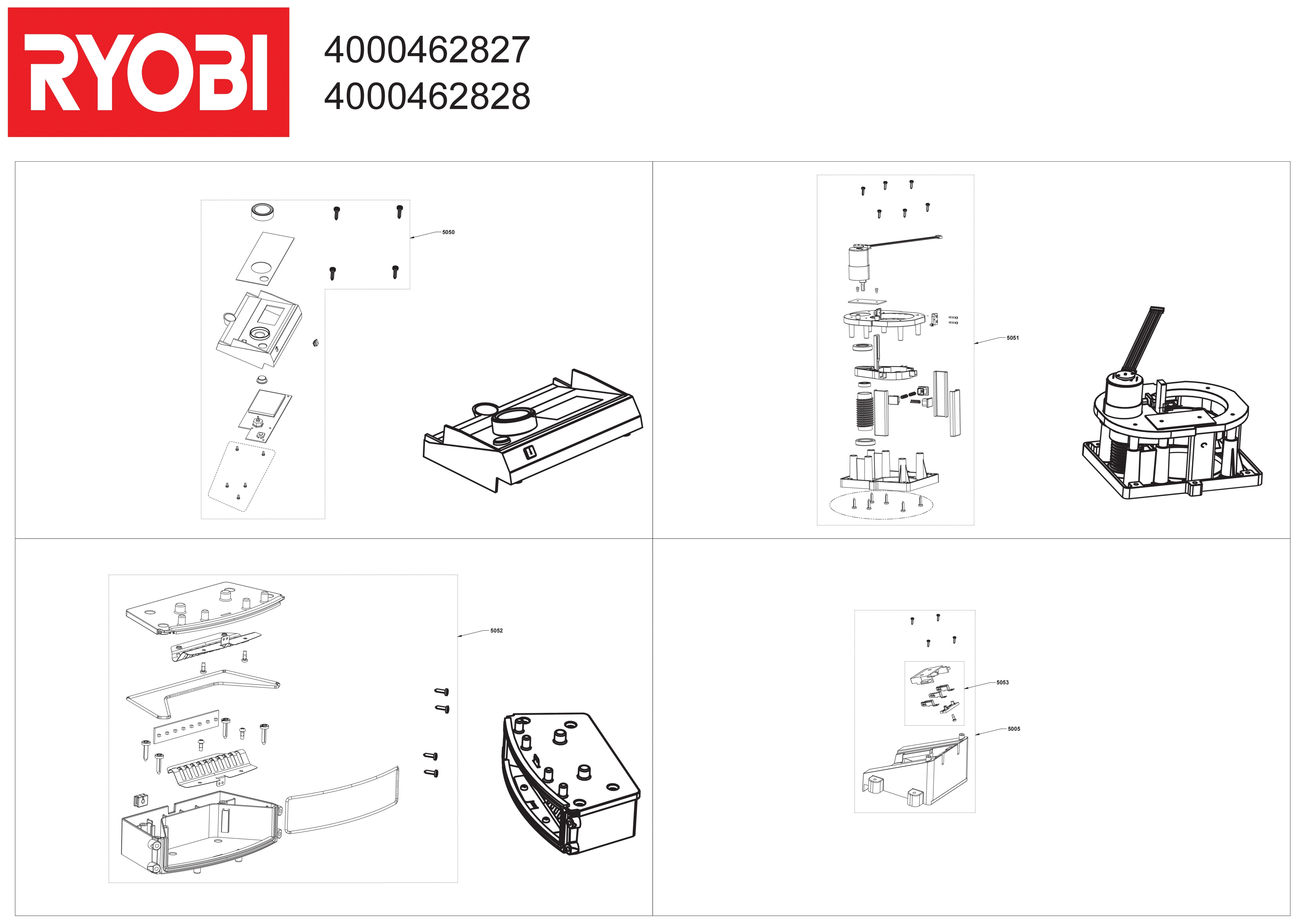 Hans Sauer GmbH - Ersatzteile Ryobi ROBOYAGI - Robotic Mowers XX96