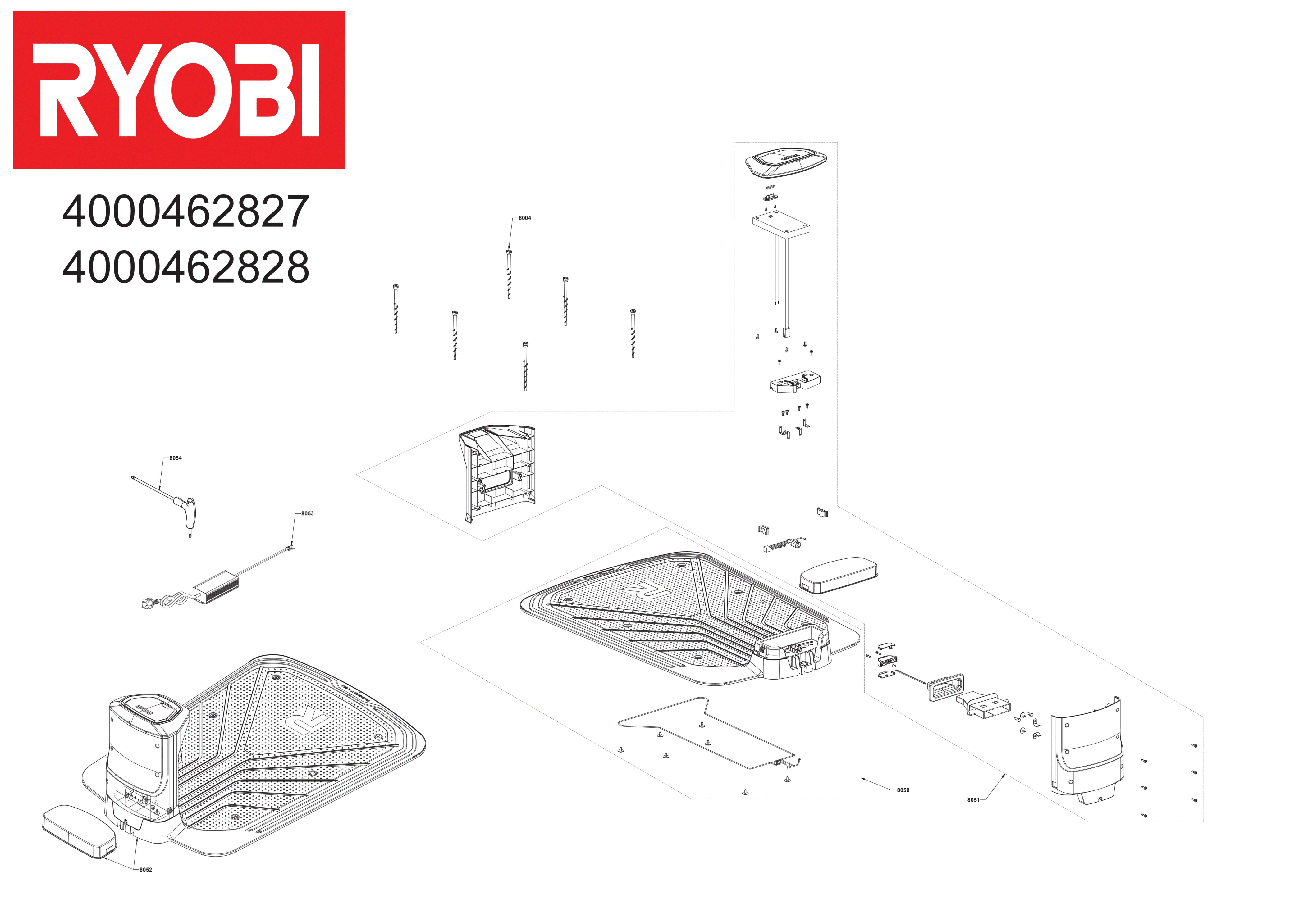 Hans Sauer GmbH - Ersatzteile Ryobi ROBOYAGI - Robotic Mowers XX96