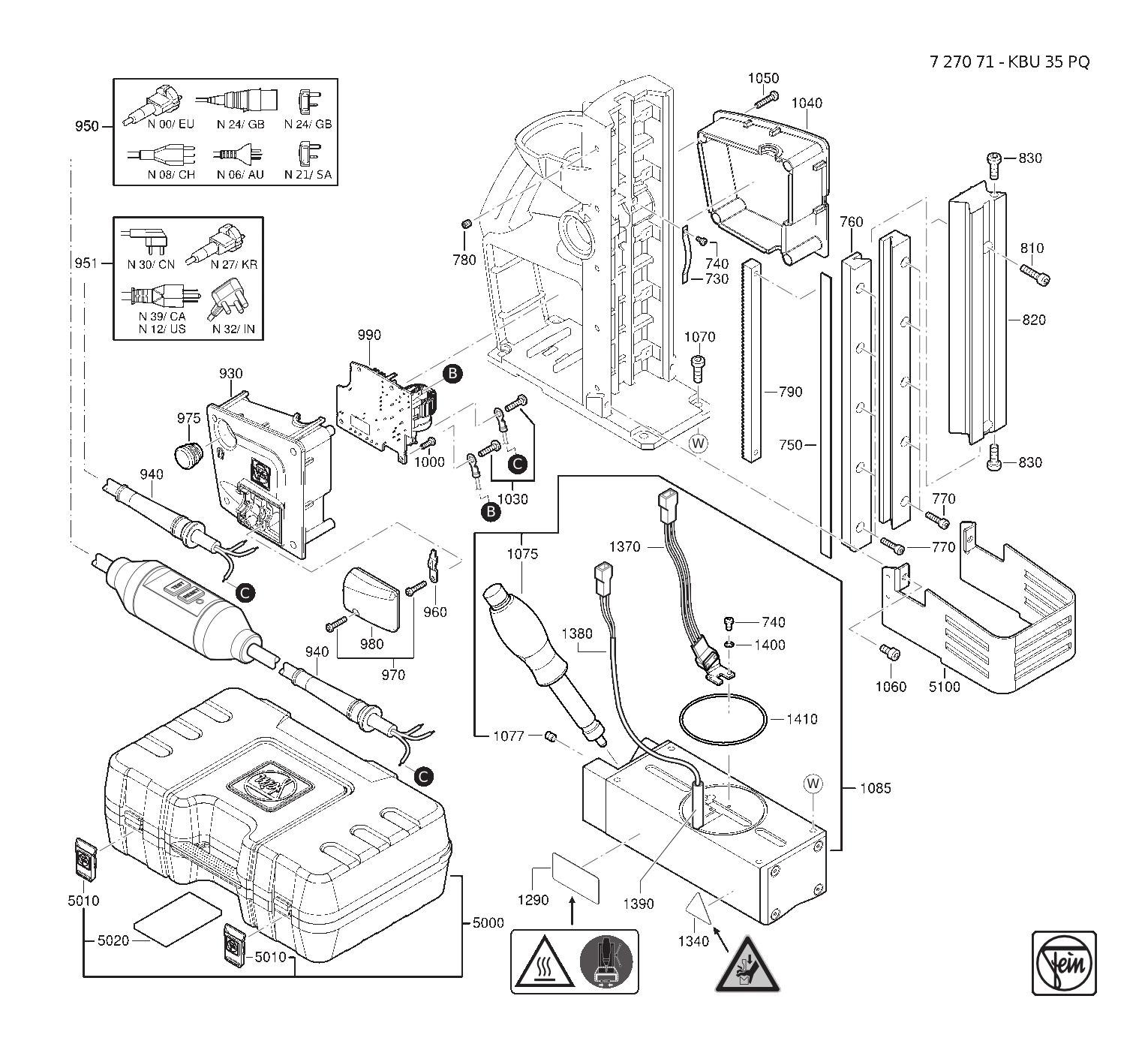 Hans Sauer GmbH - Ersatzteile Fein KBU35PQ