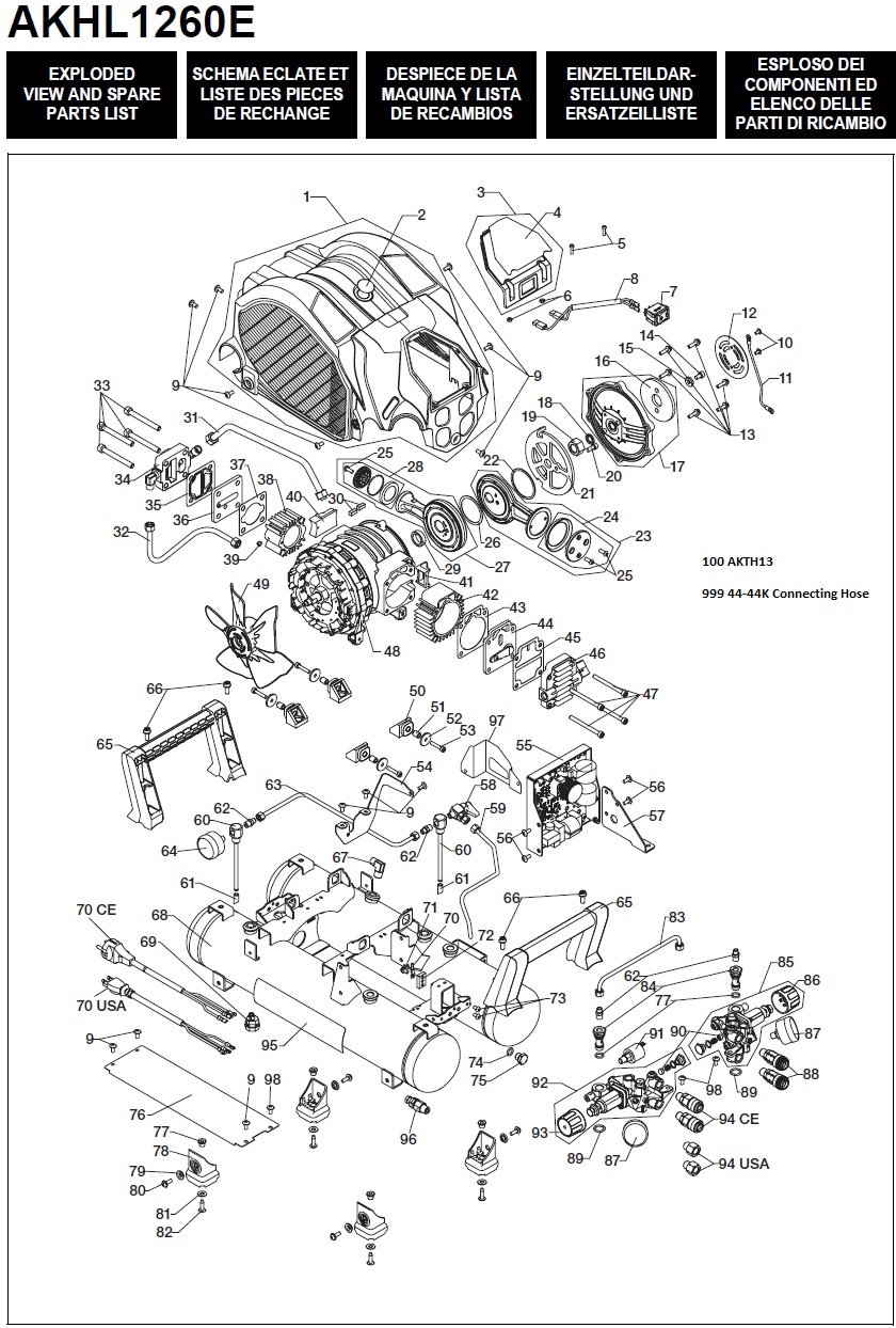 Hans Sauer GmbH - Ersatzteile MAX (Max Europe) AKHL1260E - Kompressor