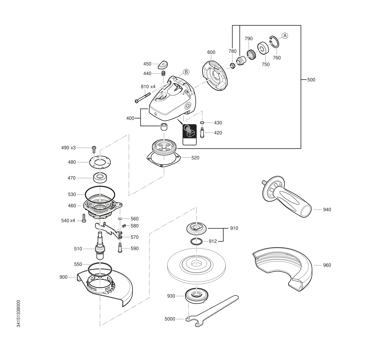 Hans Sauer GmbH - Ersatzteile Fein CG15-125BL Inox