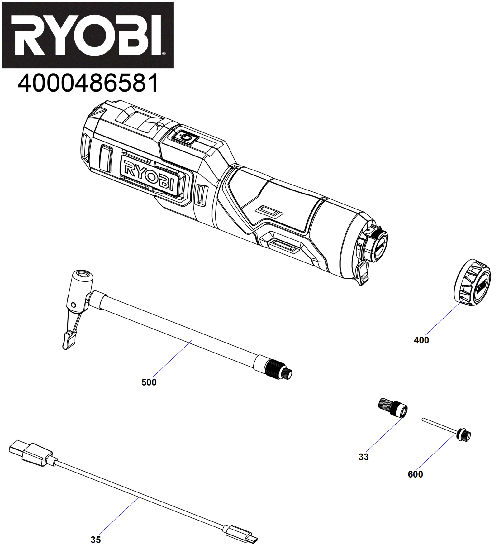 Hans Sauer GmbH - Ersatzteile Ryobi RI4-120G - Other Tools XX96