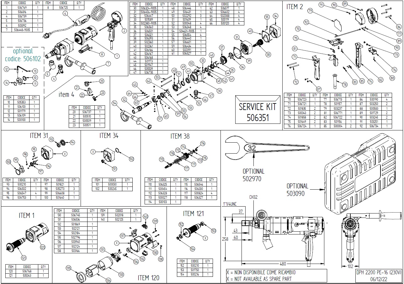 Hans Sauer GmbH - Ersatzteile CARDI DPH 2200 PE-16 - Diamant ...